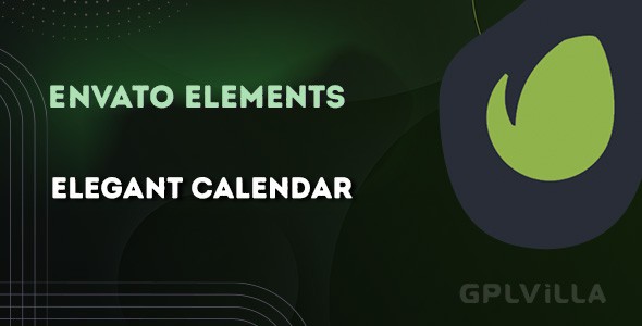 Elegant Calendar – WordPress Events Calendar - GPLVilla