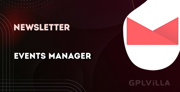 Newsletter – Events Manager Integration - GPLVilla